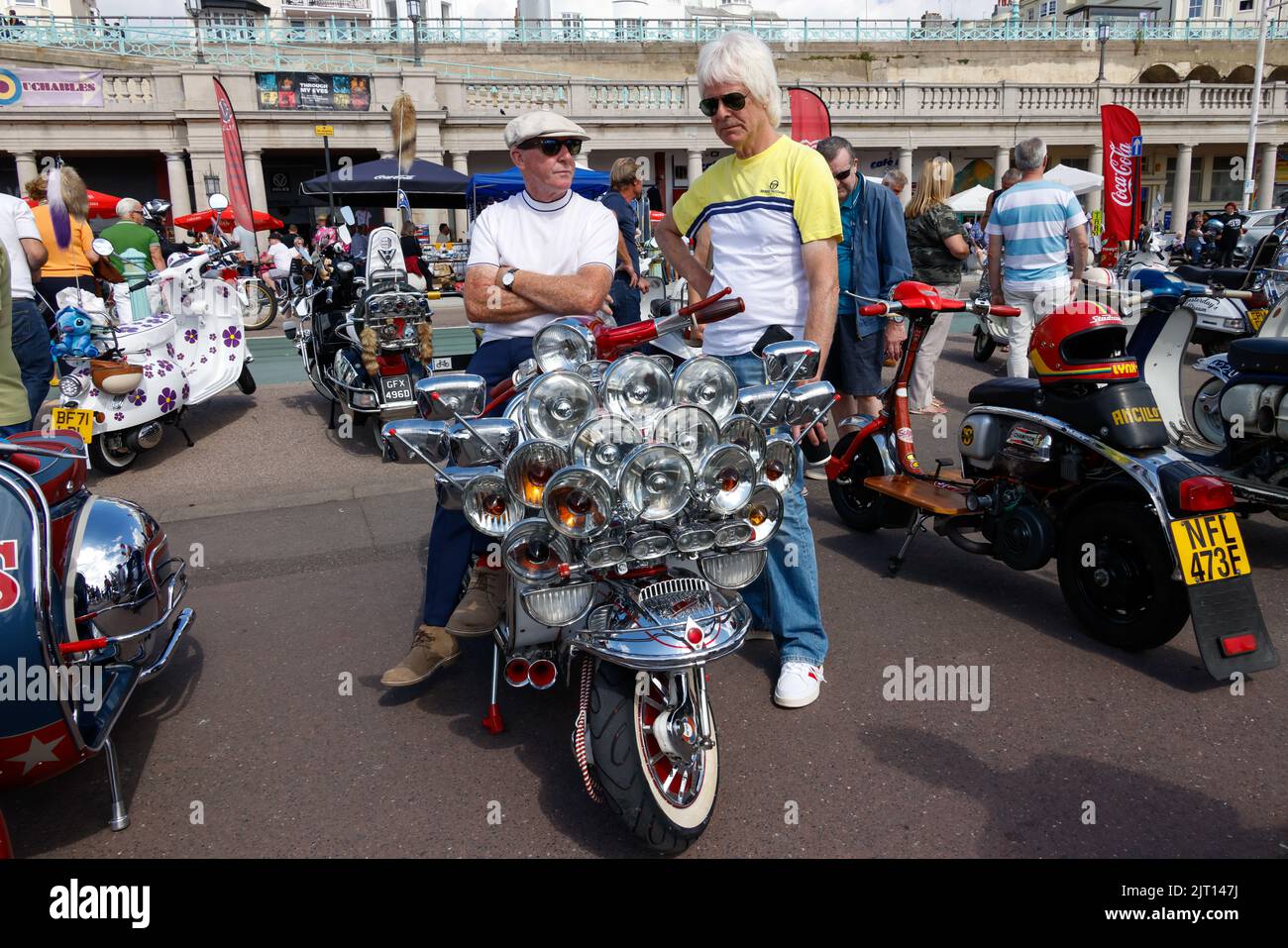 Madeira Drive, ville de Brighton et Hove, Royaume-Uni. Le Mod All ...