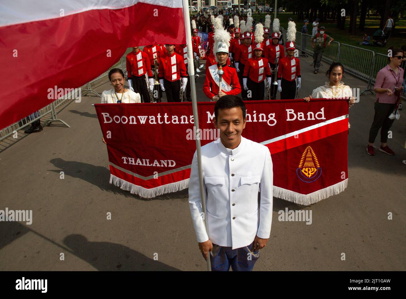 Moscou, Russie. 27th août 2022. Boonwattana School Marching Band ...