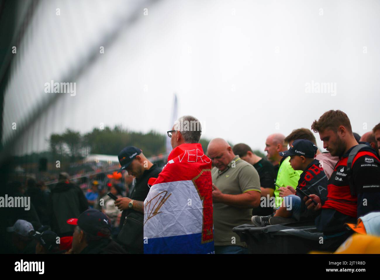 Public/foule sur la piste pendant le GP de Belgique, 25-28 août 2022 ...