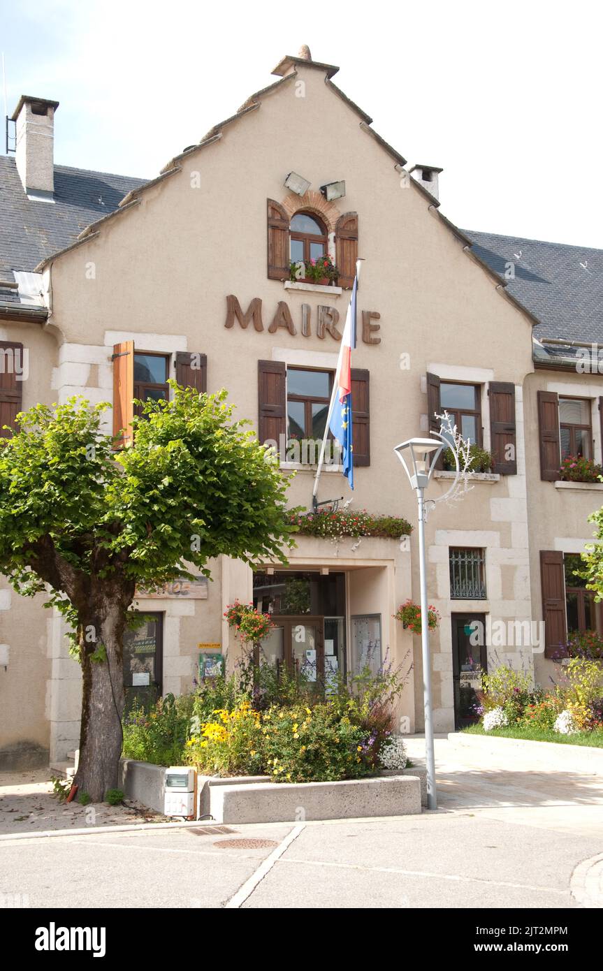 Hôtel de ville, Lans-en-Vercors, Isère, Rhône-Alpes, France. LAN-en ...