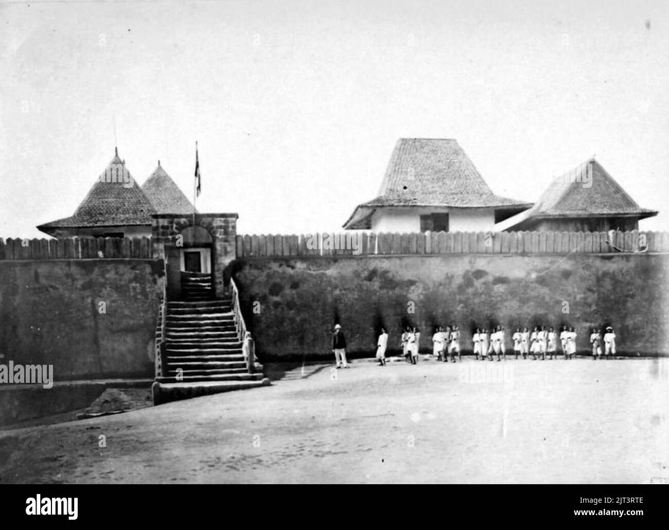 Palais de rova Banque d'images noir et blanc - Alamy