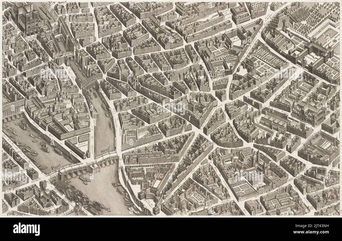 Plan de Turgot de Paris, fiche 11 - Norman B. Leventhal Map Centre ...