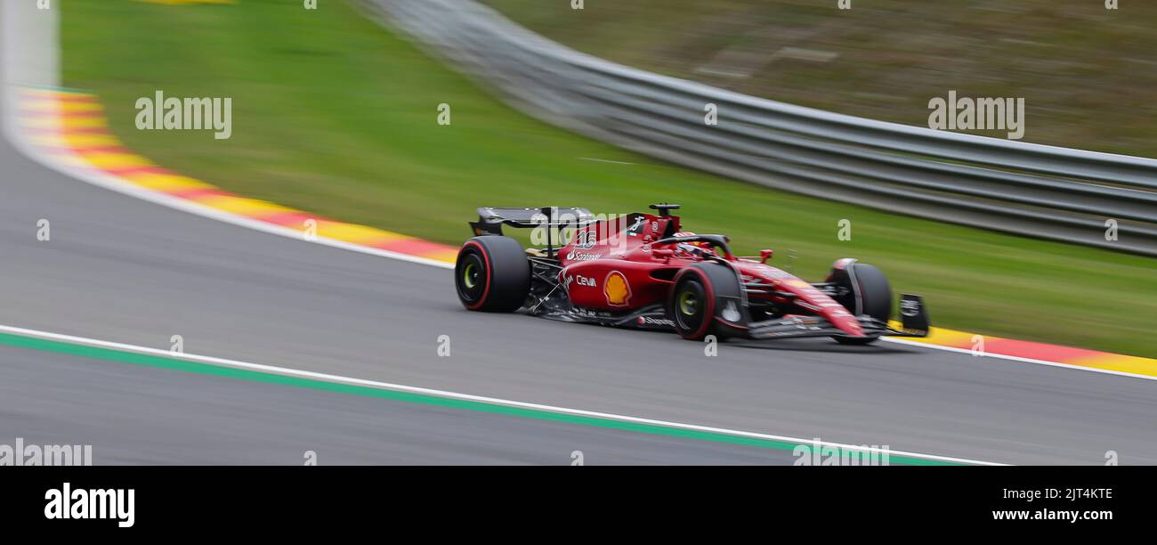 27 août 2022: Ferrari #16 Charles Leclerc de Monaco conduit pendant la ...