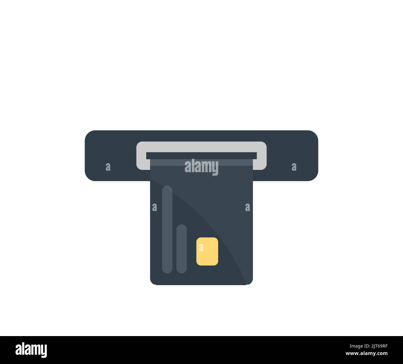 Emplacement pour distributeur automatique de billets, logo de la carte ...