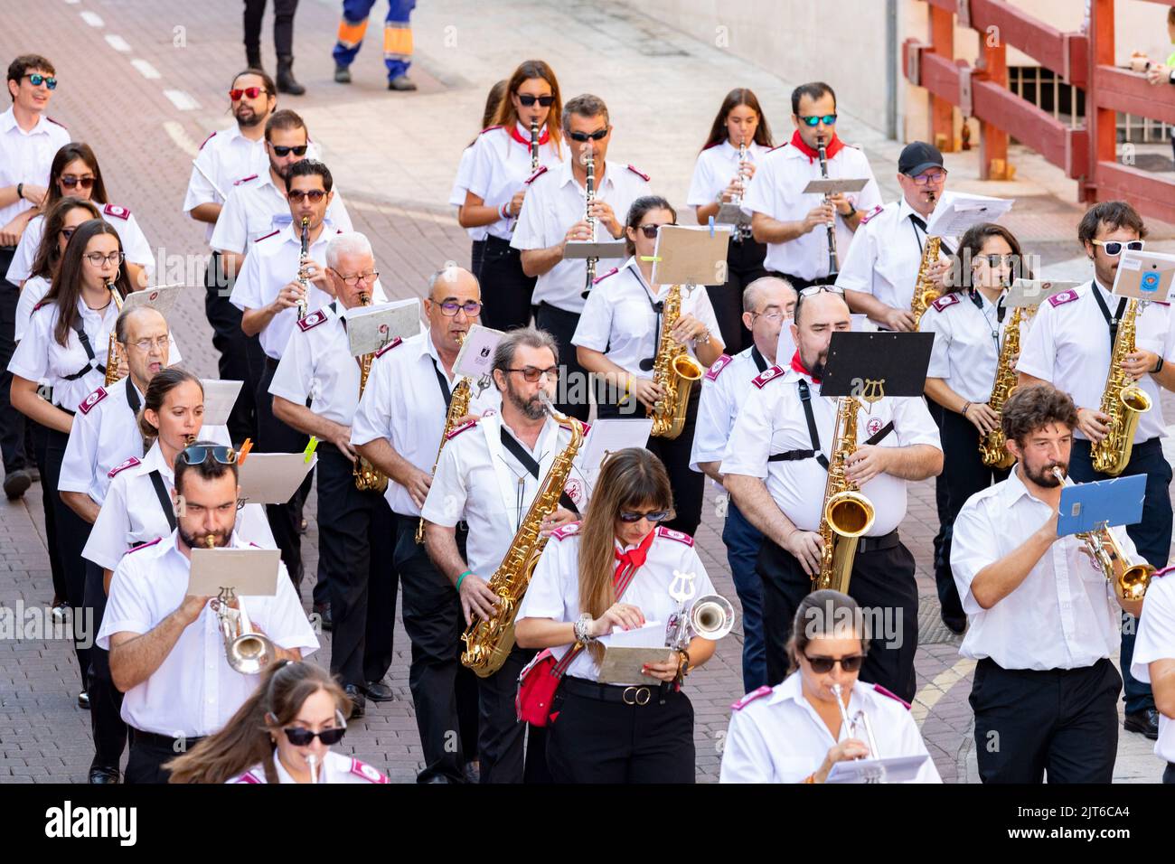 Orchestre. Groupe de musique. Orchestre de musiciens au début de la ...