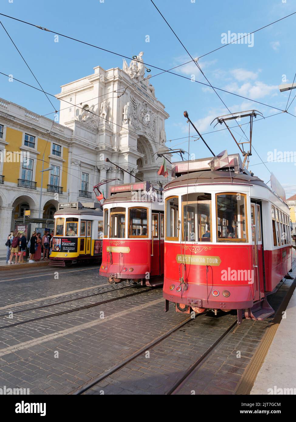 Tramways de lisbonne au portugal Banque de photographies et d’images à ...