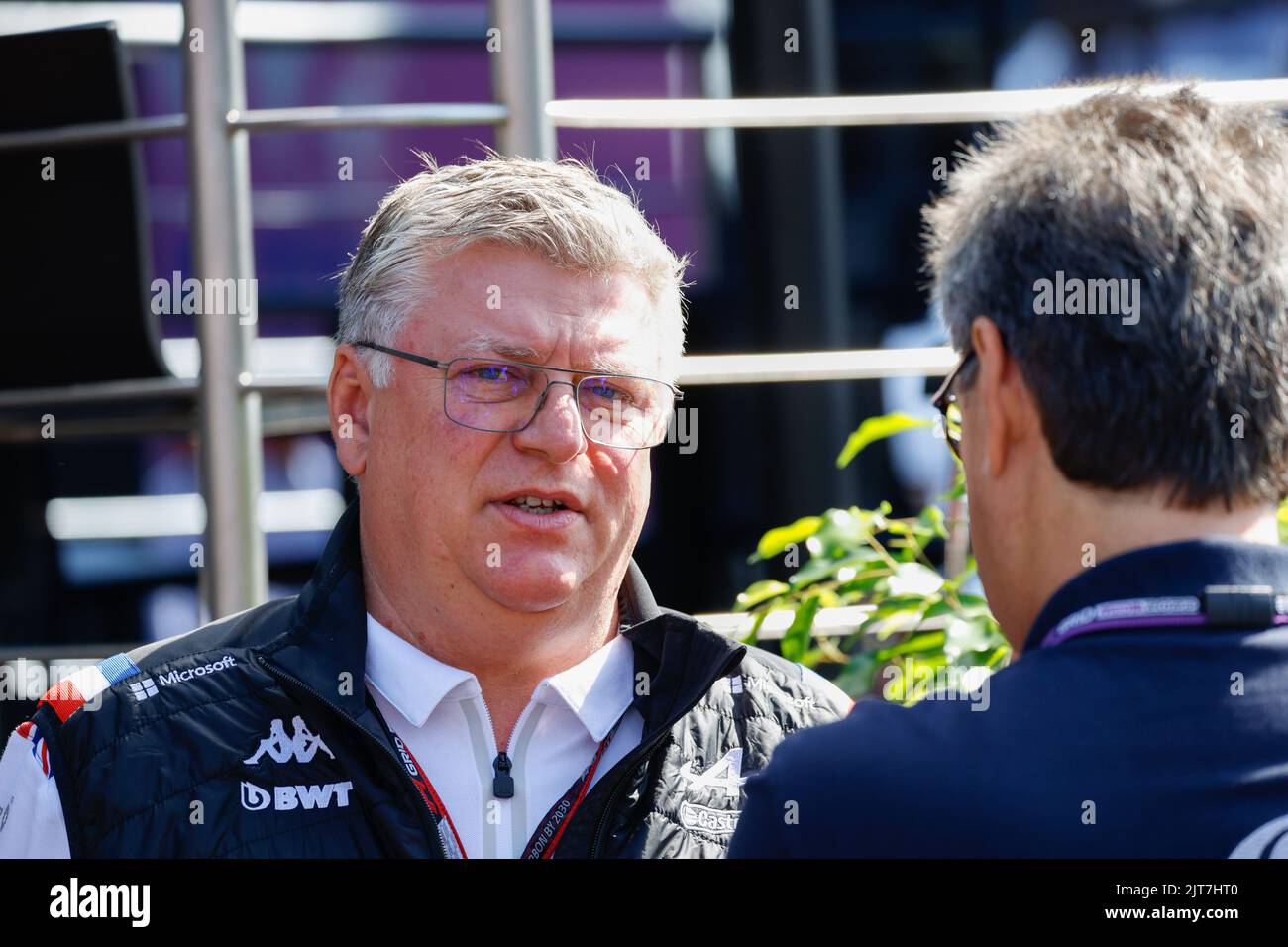 SZAFNAUER Otmar, Chef d'équipe de l'équipe Alpine F1, portrait du Grand Prix de Belgique Rolex ...