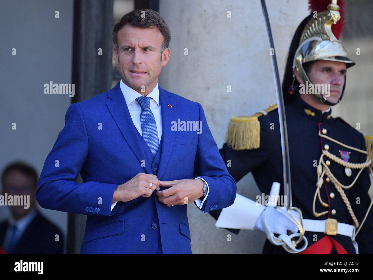 Paris, France, 29/08/2022, le Président français Emmanuel Macron ... Paris, France, 29/08/2022, le Président français Emmanuel Macron ...