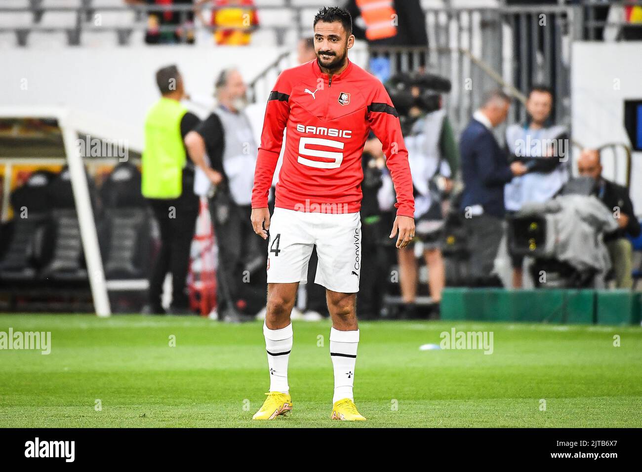 Gaetan LABOURDE de Rennes lors du championnat de France Ligue 1, match ...