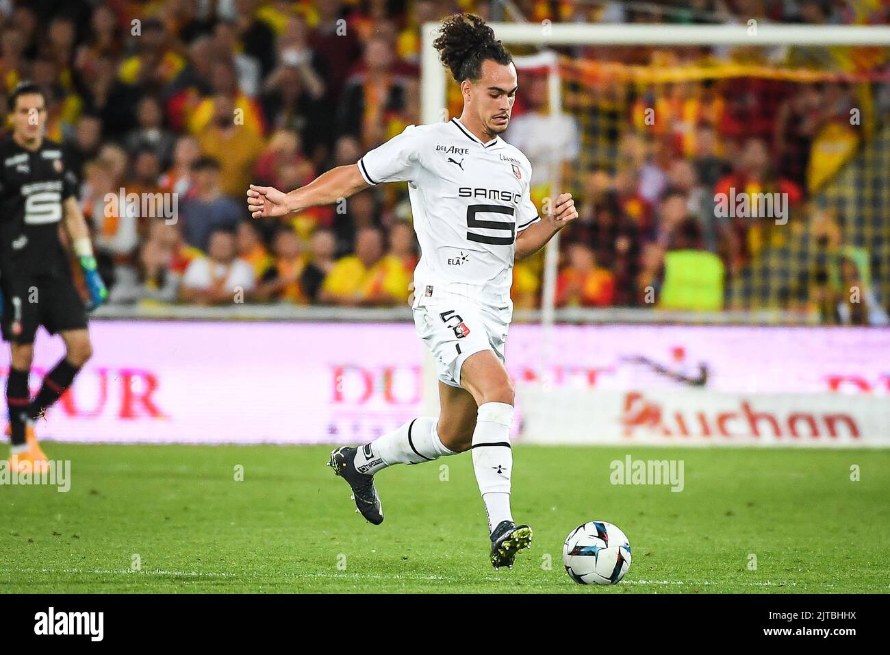 Arthur THEATE de Rennes lors du championnat français Ligue 1, match de ...