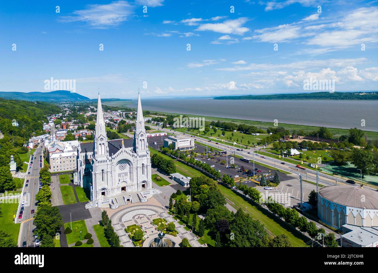 Basilique de sainte anne de beaupre quebec Banque de photographies et d ...
