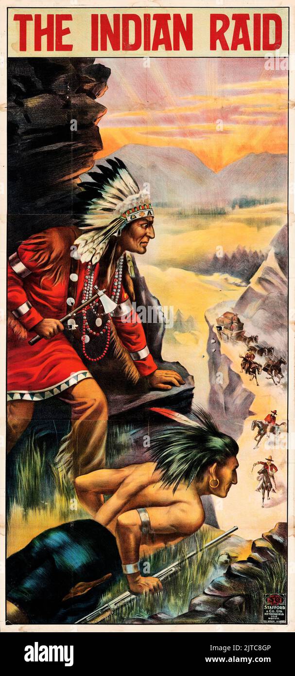 Old Western Movie - affiche de film ancien - l'affiche de film de RAID ...