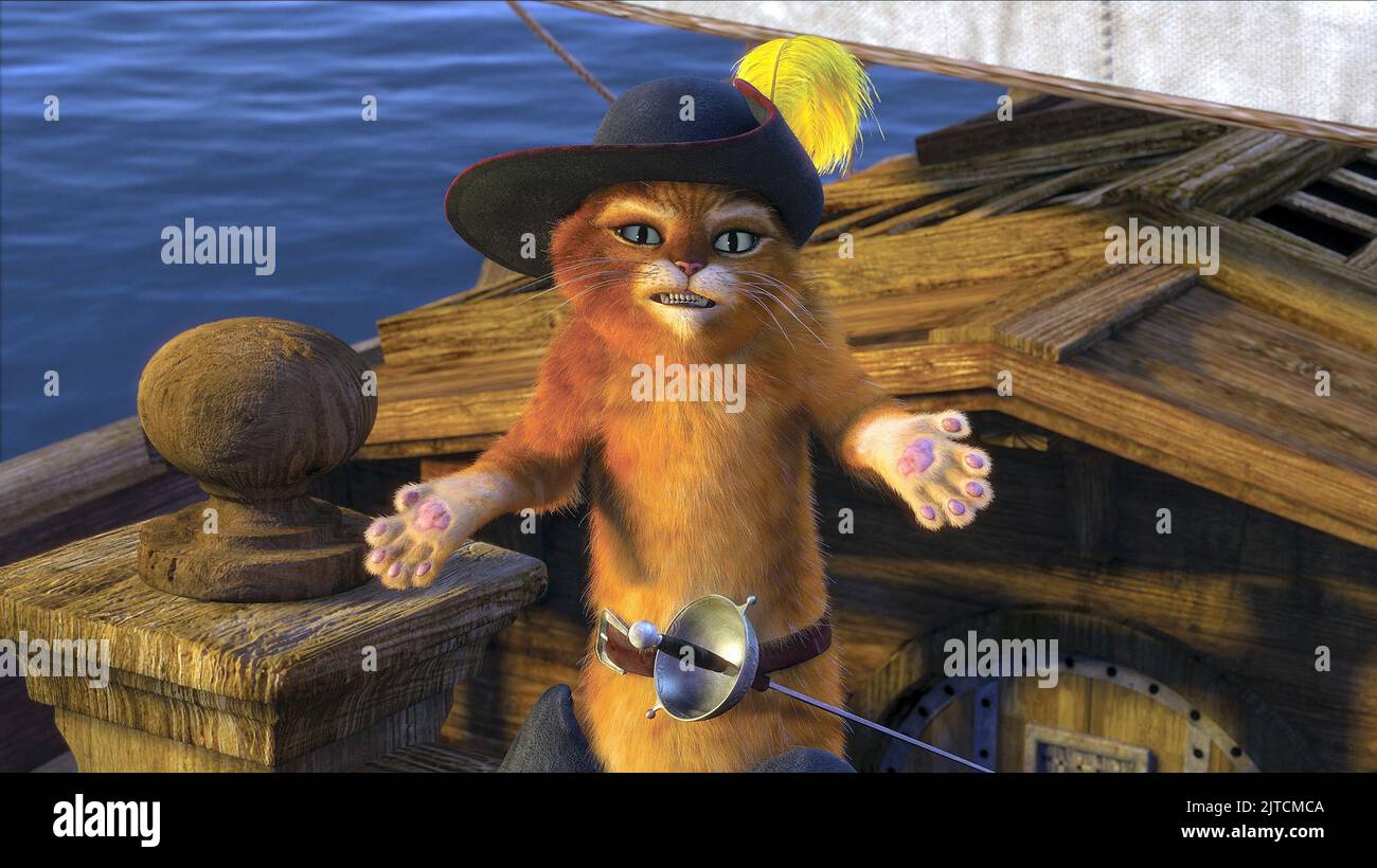 Le chat botté Banque de photographies et d’images à haute résolution ...