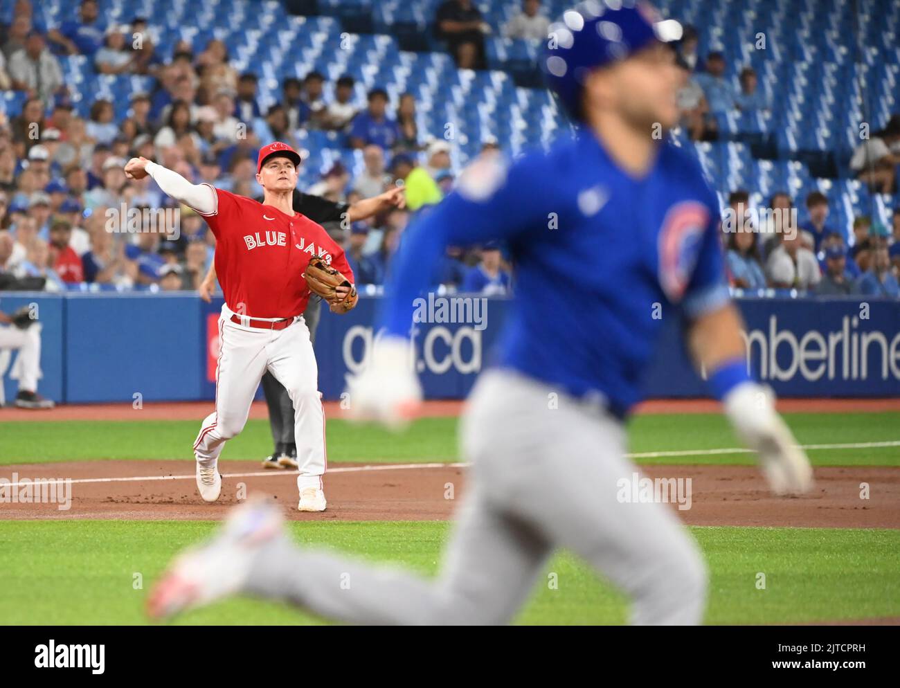 Toronto, Canada, le 29 août 2022. Toronto Blue Jays‚Äô troisième ...