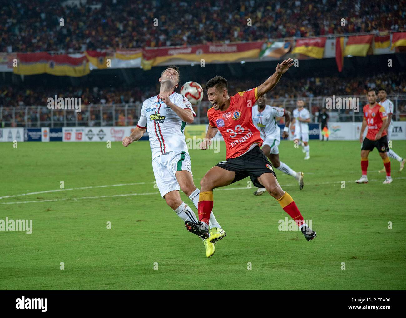 Kolkata, Inde. 28th août 2022. Les différents moments du match du ...