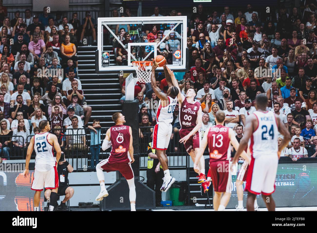 Match de qualification coupe du monde fiba Banque de photographies et d’images à haute ...