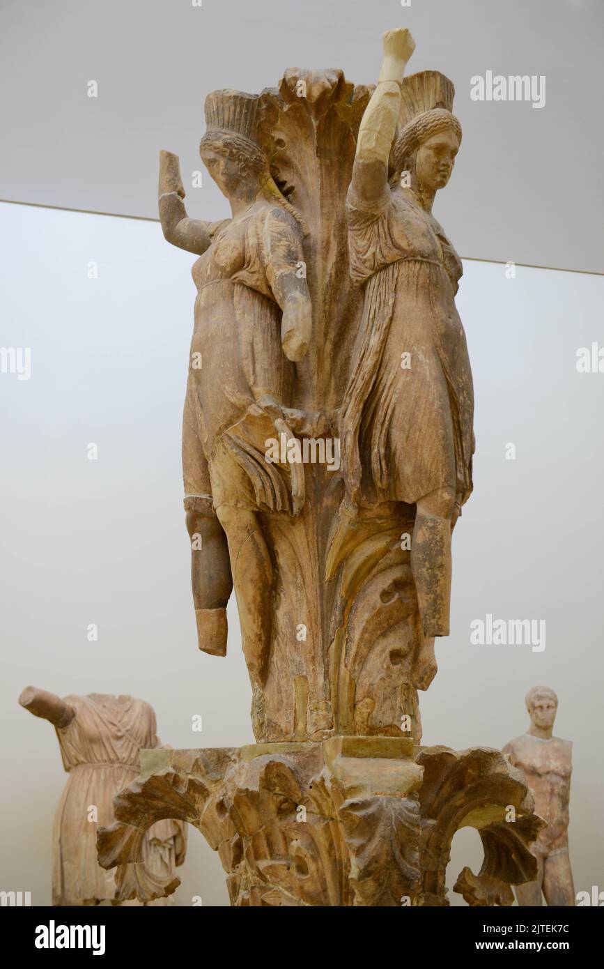 Delphes, Grèce - 21 mai 2022 : le musée archéologique de Delphes sur la ...