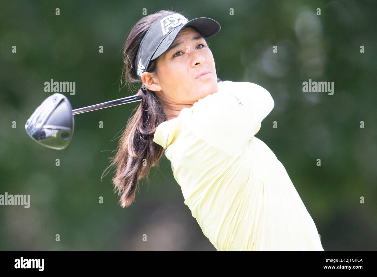 25 août 2022 : Céline Boutier de France débarque au premier trou lors de la ronde d'ouverture de ...