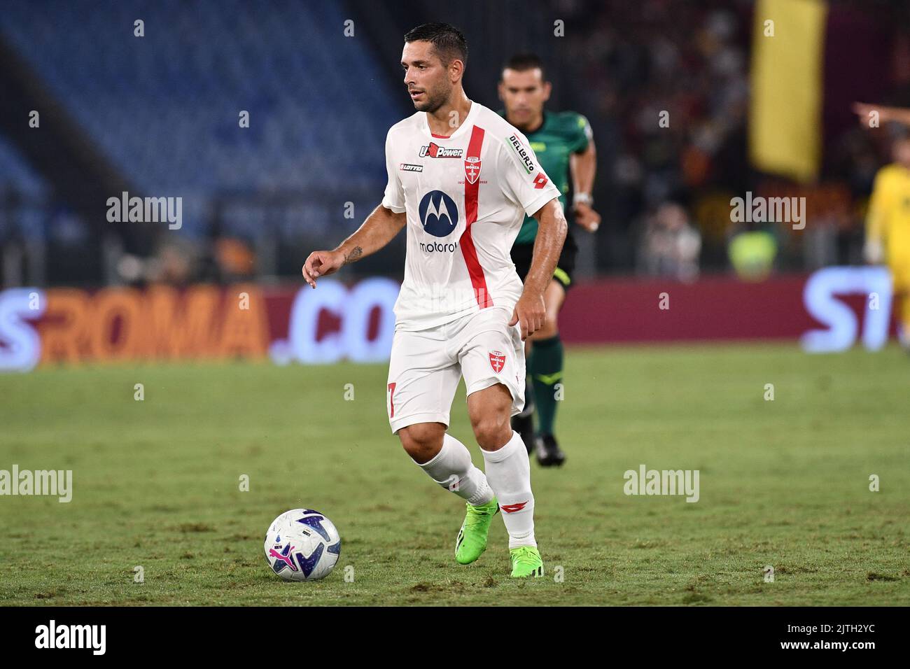 Rome, Italie, 30/08/2022, Gianluca Caprari d'AC Monza pendant la série ...