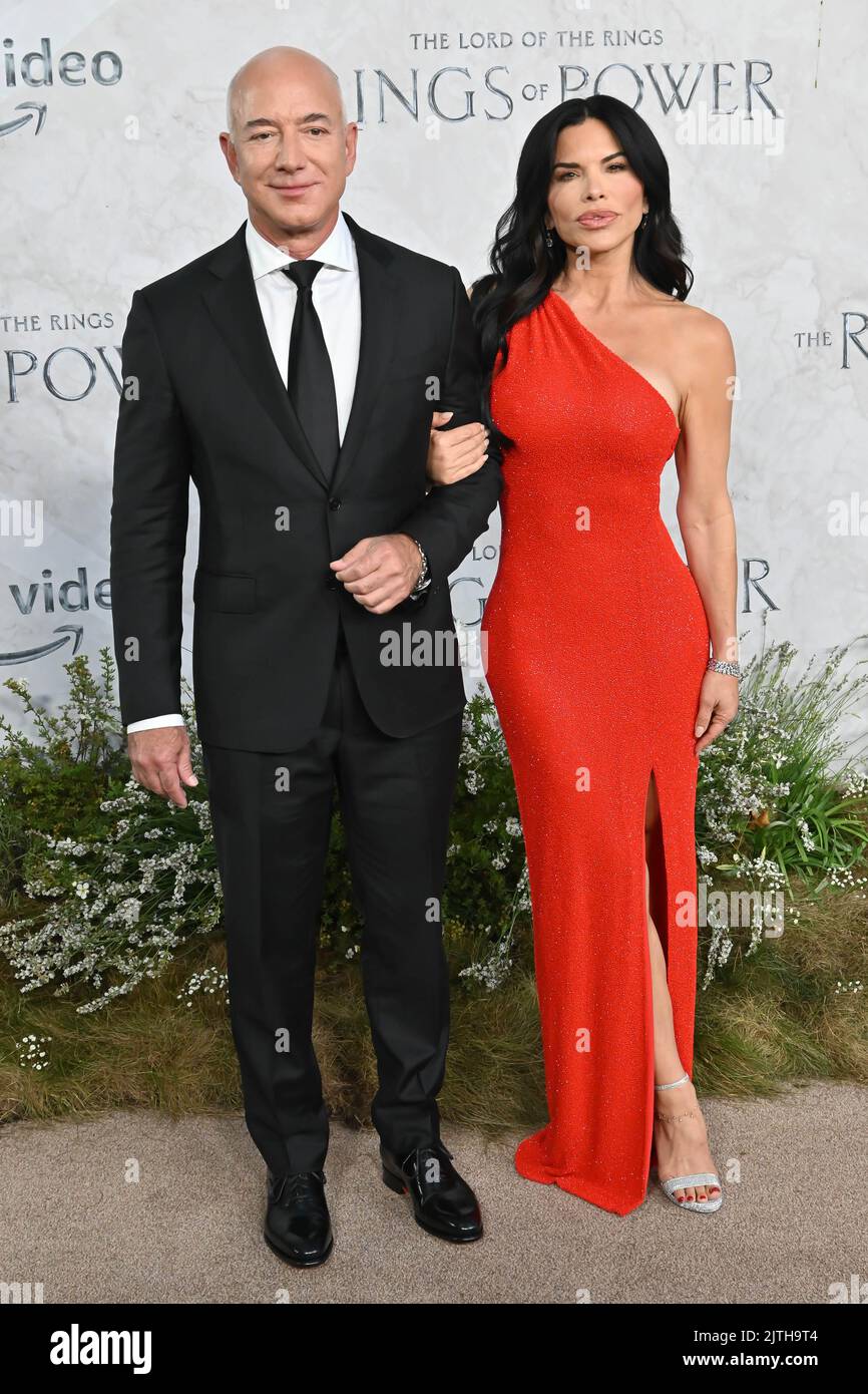 Londres, Royaume-Uni. - 30th août 2022. Jeff Bezos et Lauren Sanchez ...