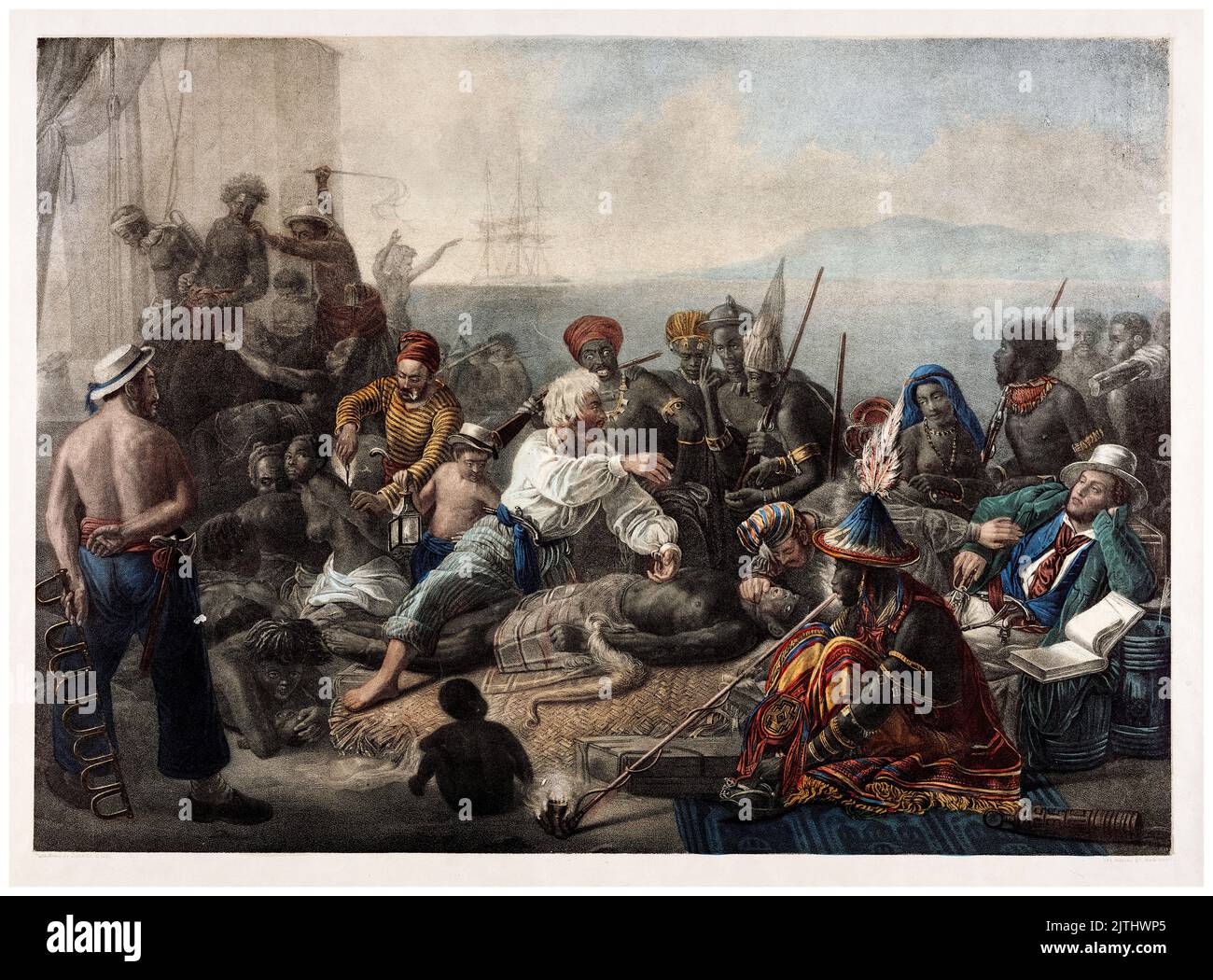 Slave Trade, (marché des esclaves ouest-africain sur la côte de la ...