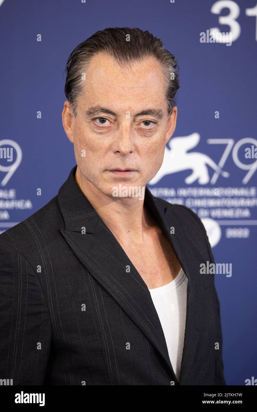 Venise, Italie, 31/08/2022, Maurizio Lombardi participe à la séance ...