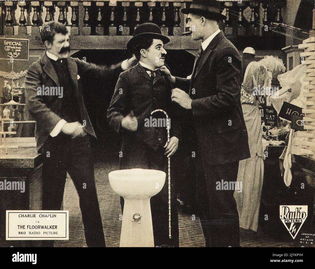 Carte de lobby avec charlie chaplin Banque de photographies et d’images ...