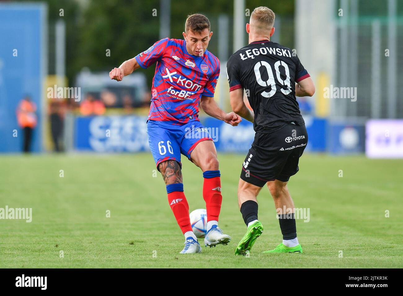 31 août 2022, Varsovie, Varsovie, Pologne: 2022.08.31 Czestochowa..Pilka nozna PKO Ekstraklasa ...
