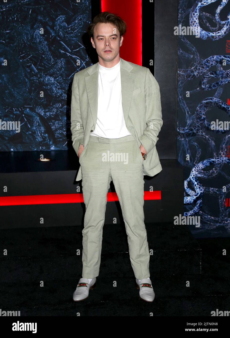 Charlie Heaton participe à la première mondiale de la saison 4 de ...