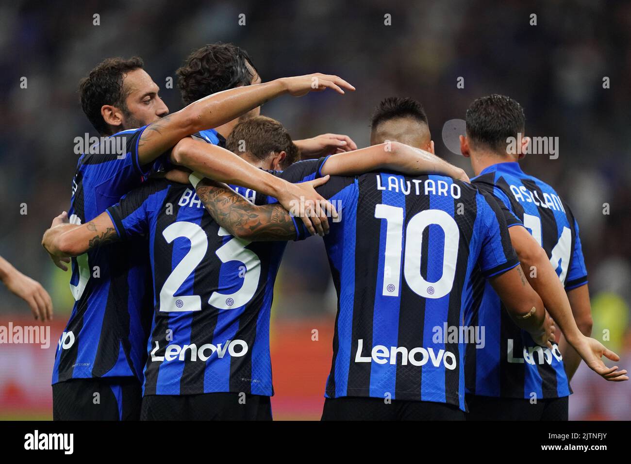 30 Agosto 2022 - Milano , Italia - sport, calcio - FC Inter vs Cremonese - Campionato italiano ...