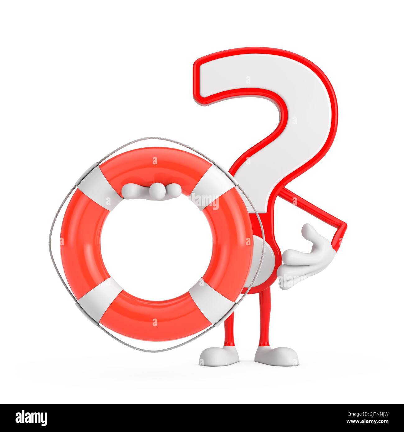 Question Mark signe personnage de dessin animé personne mascotte avec ...