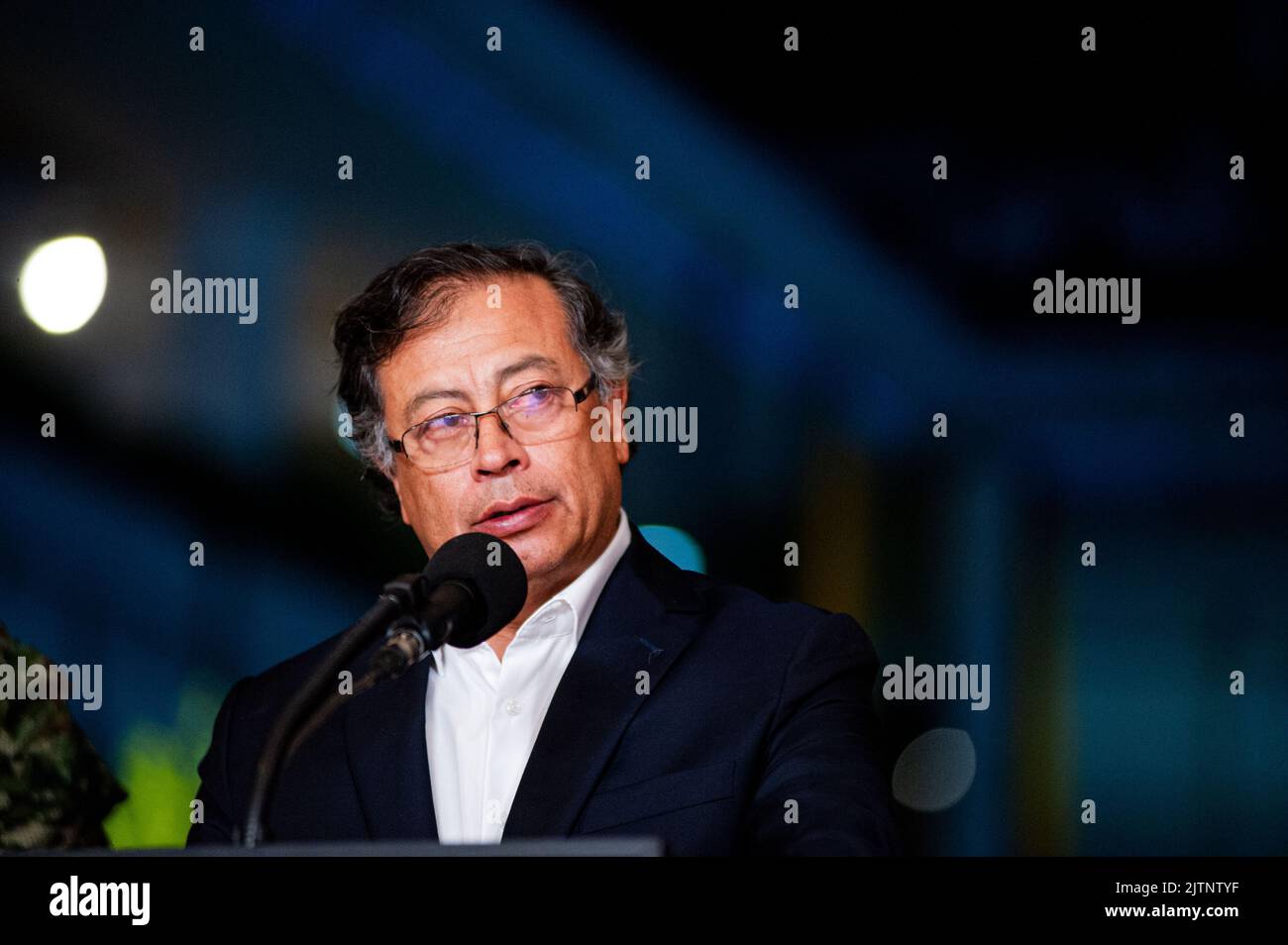 Bogota, Colombie. 31 août 2022, le président colombien Gustavo Petro ...