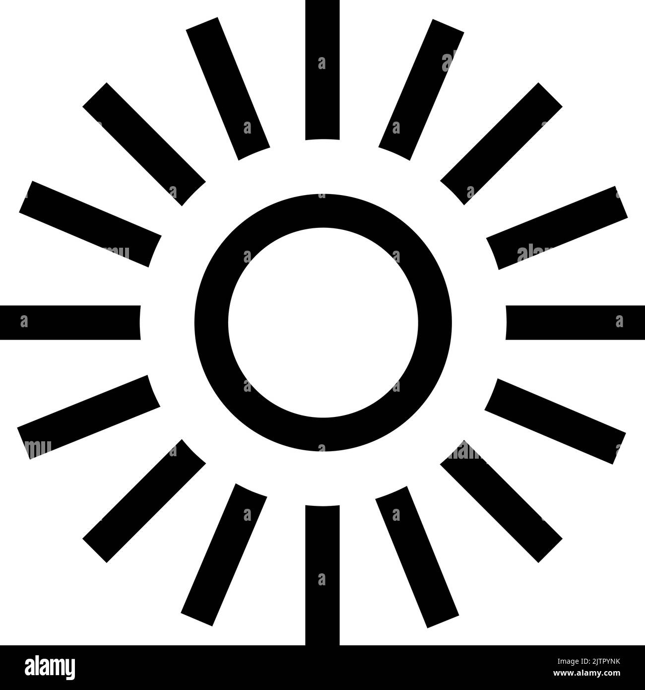 Symbole soleil Banque d'images noir et blanc - Alamy
