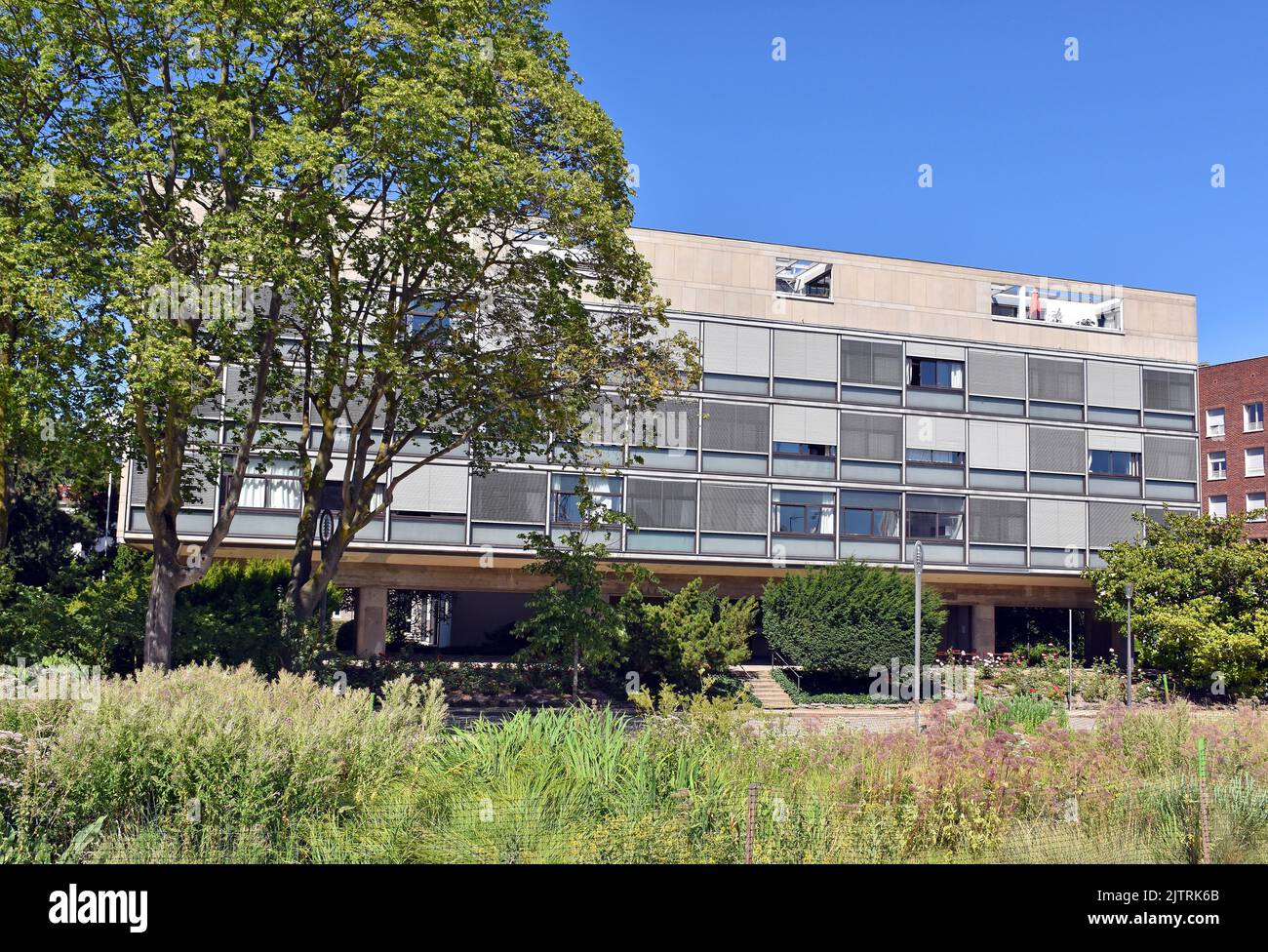 Le Pavillon suisse, situé dans la Cité internationale universitaire de ...