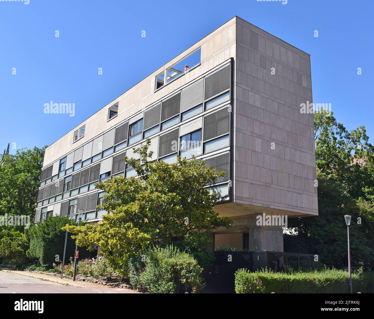 Le Pavillon suisse, situé dans la Cité internationale universitaire de ...