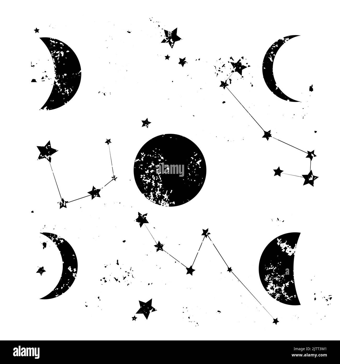 Dessin à la main constellation Banque de photographies et d’images à ...