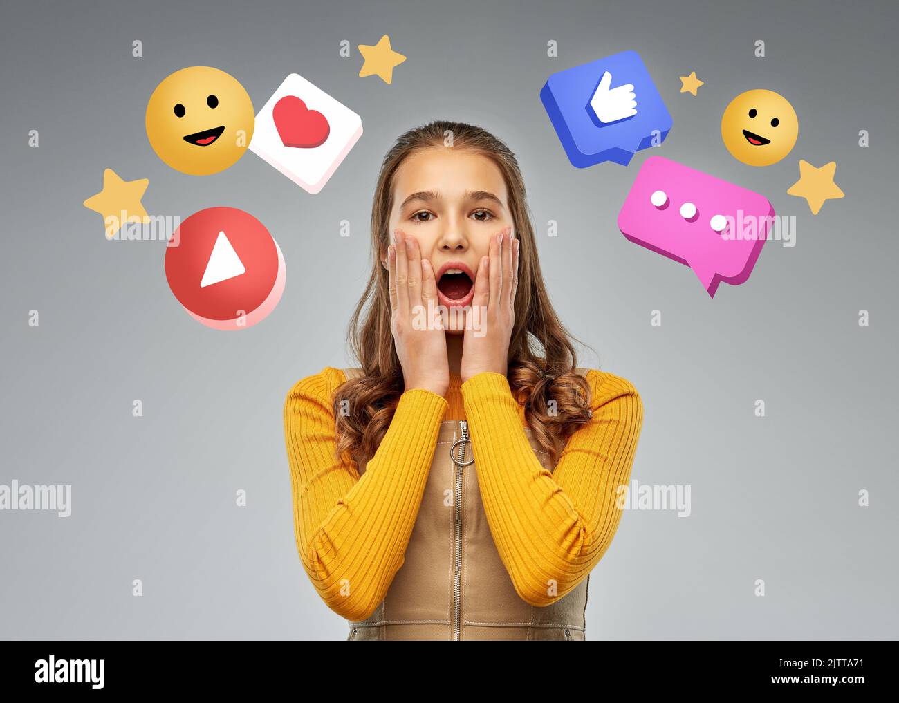 Emoji effrayé Banque de photographies et d’images à haute résolution ...