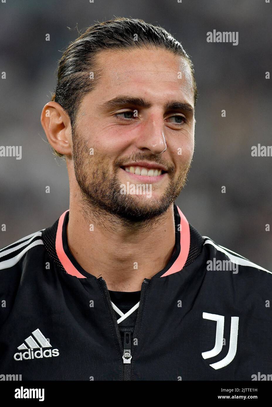 Adrien Rabiot de Juventus FC souriant lors de la série Un match de 2022 ...