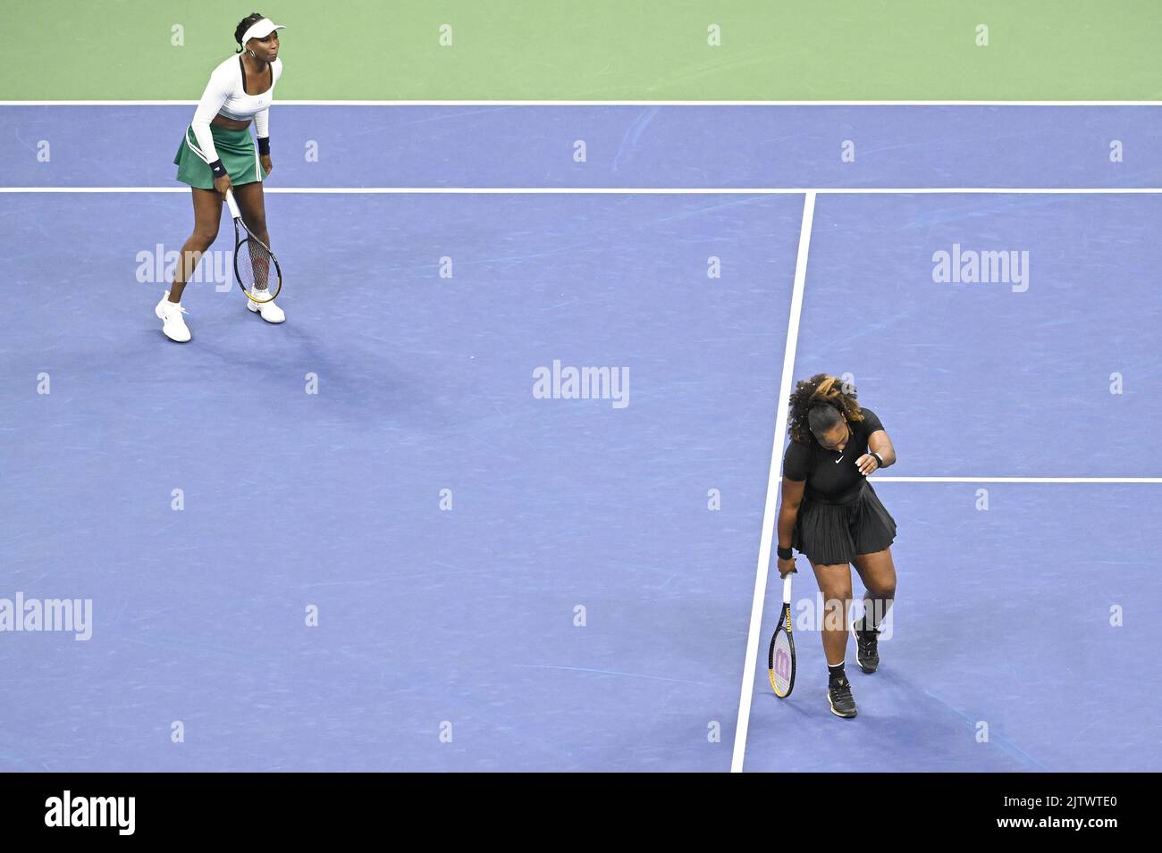 Les soeurs williams jouent en double Banque de photographies et d ...