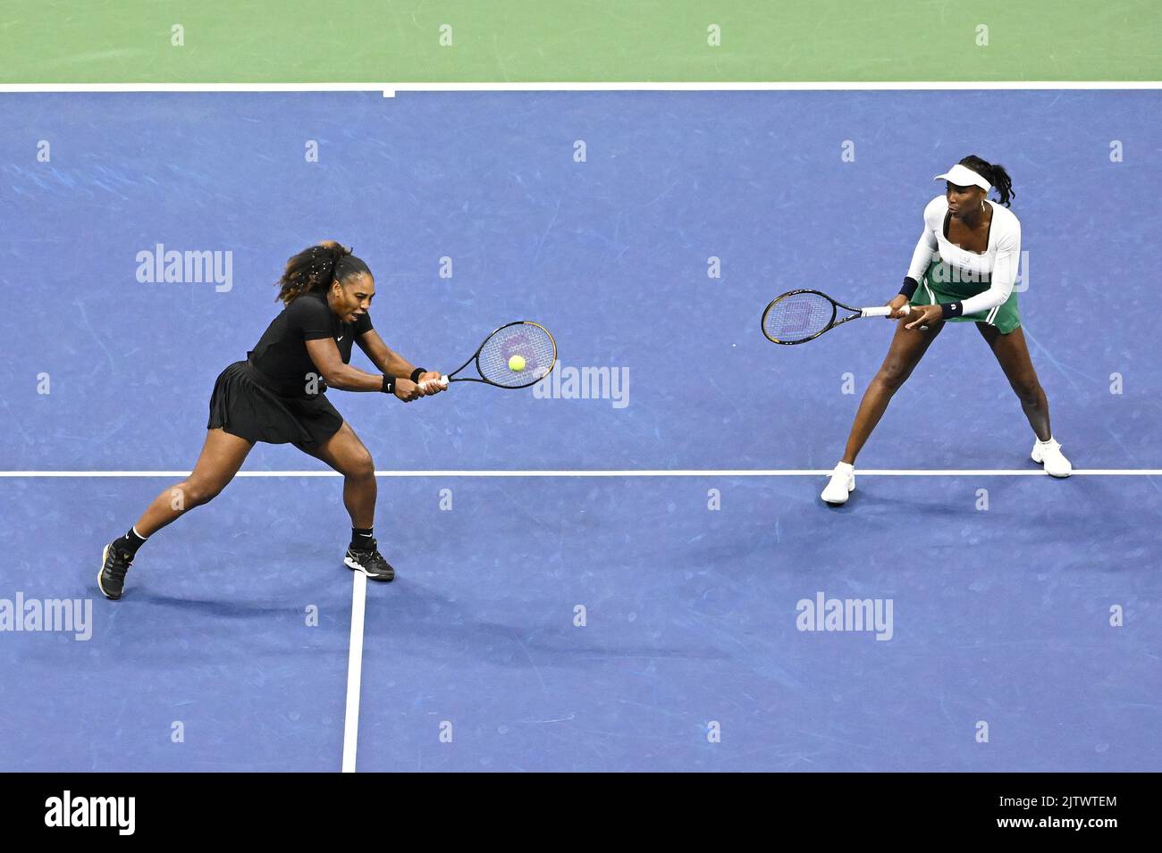 Les soeurs williams jouent en double Banque de photographies et d ...