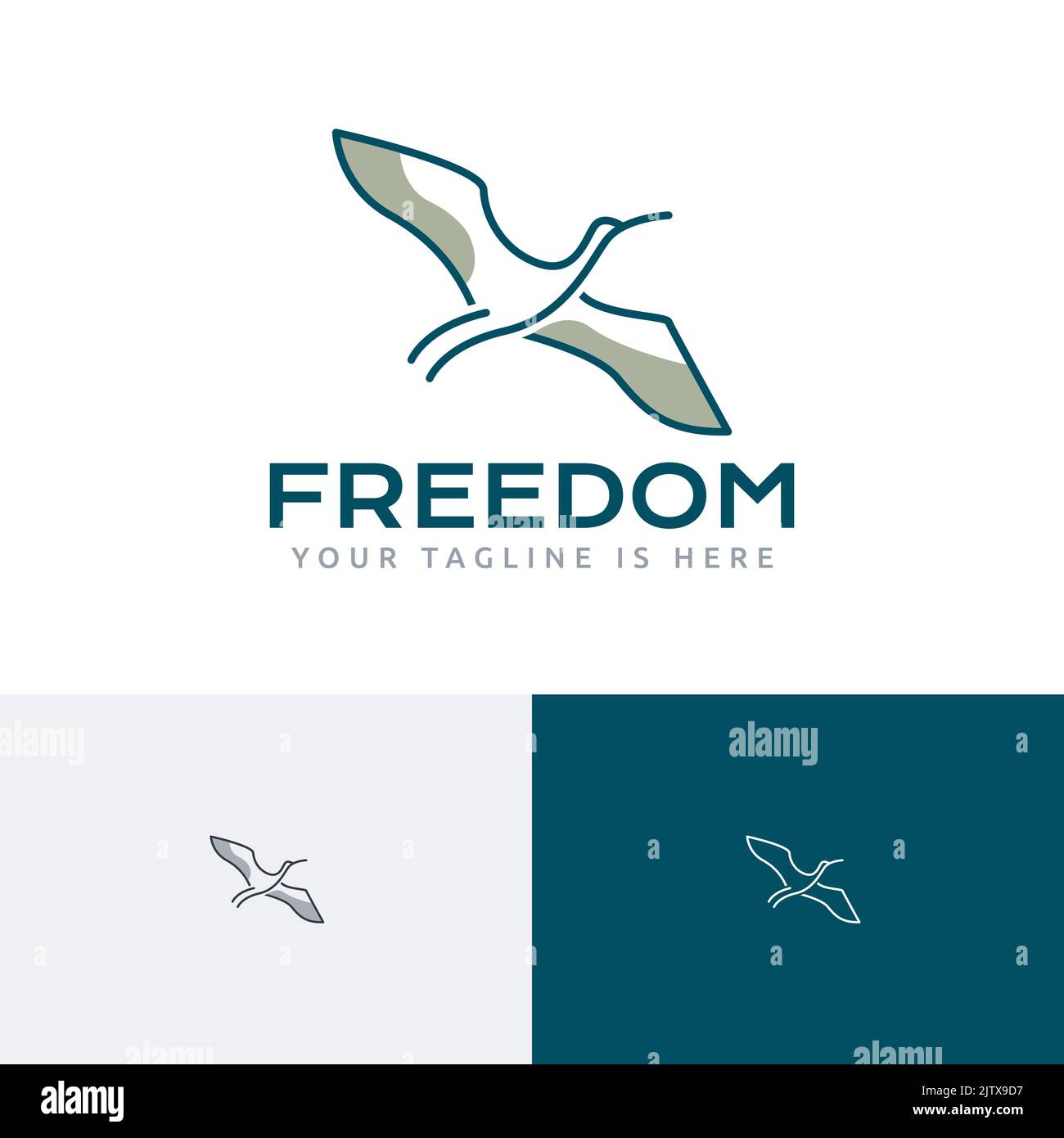 Freedom logo Banque d'images vectorielles - Alamy
