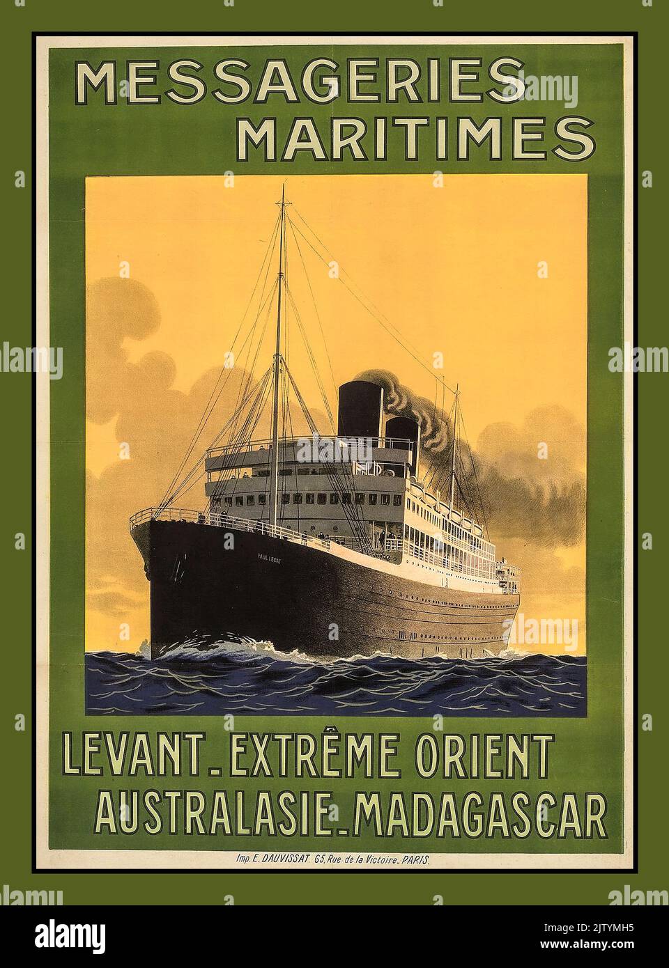 French ocean liner Banque de photographies et d’images à haute ...