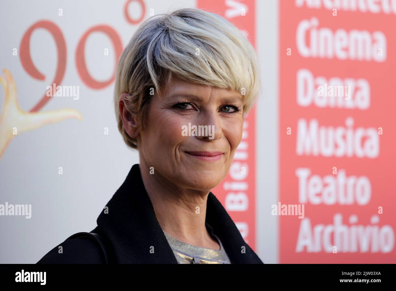 Italie, Lido di Venezia, 2 septembre 2022 : Marina Fois assiste au ...