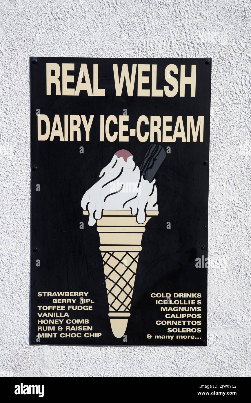 Welsh ice cream Banque de photographies et d’images à haute résolution ...
