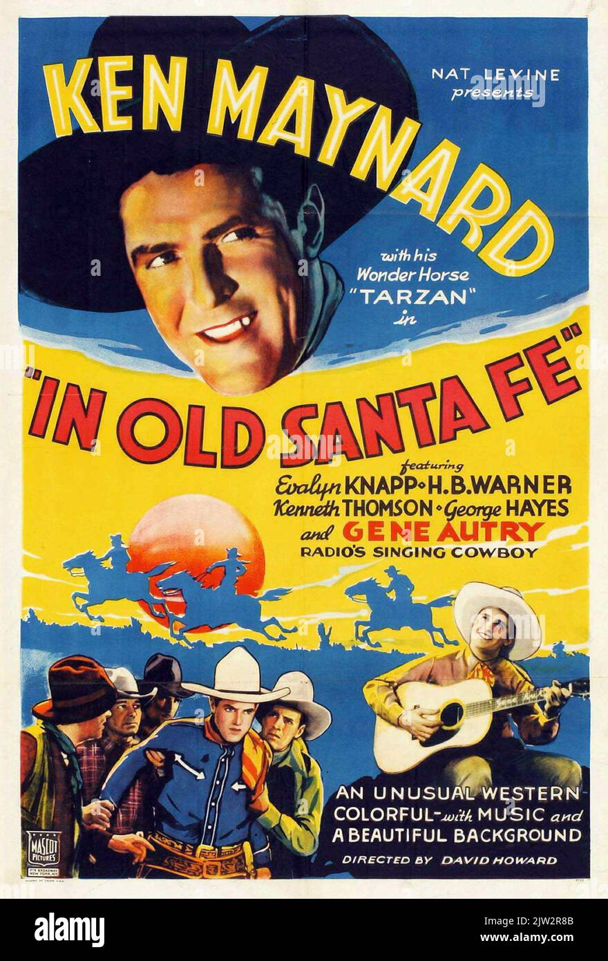 Ken Maynard - dans le vieux Santa Fe (Mascot, 1934) incl Gene Autry et ...