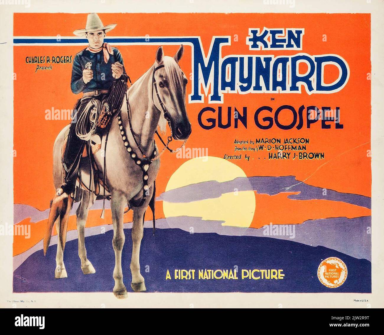 Affiche du film de ken maynard Banque de photographies et d’images à ...