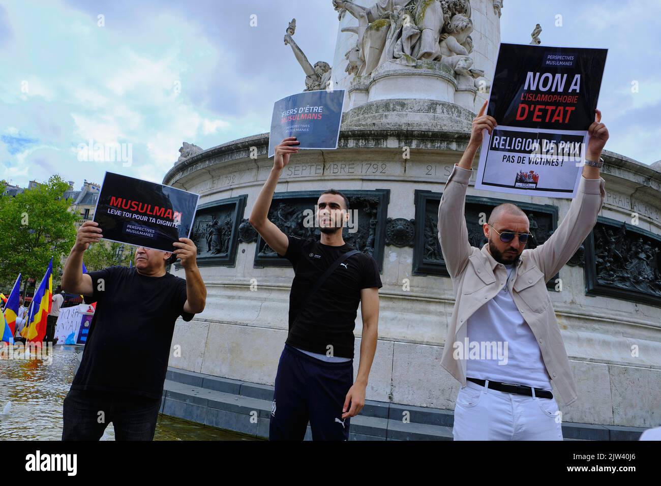 Paris, Paris, FRANCE. 3rd septembre 2022. Les partisans de Hassan ...