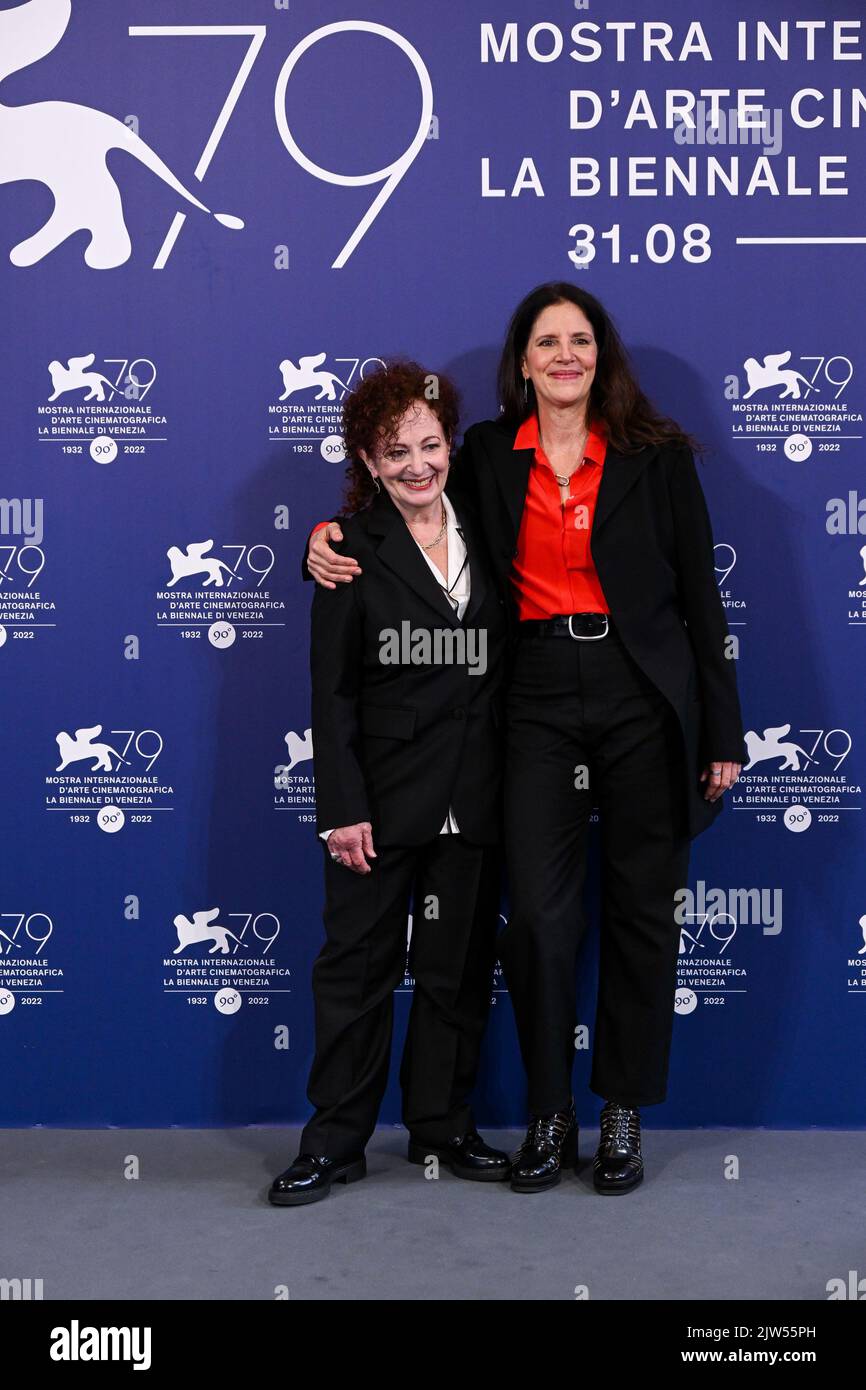 Nan Goldin Laura Poitras 79th Festival Du Film De Venise Photocall Du