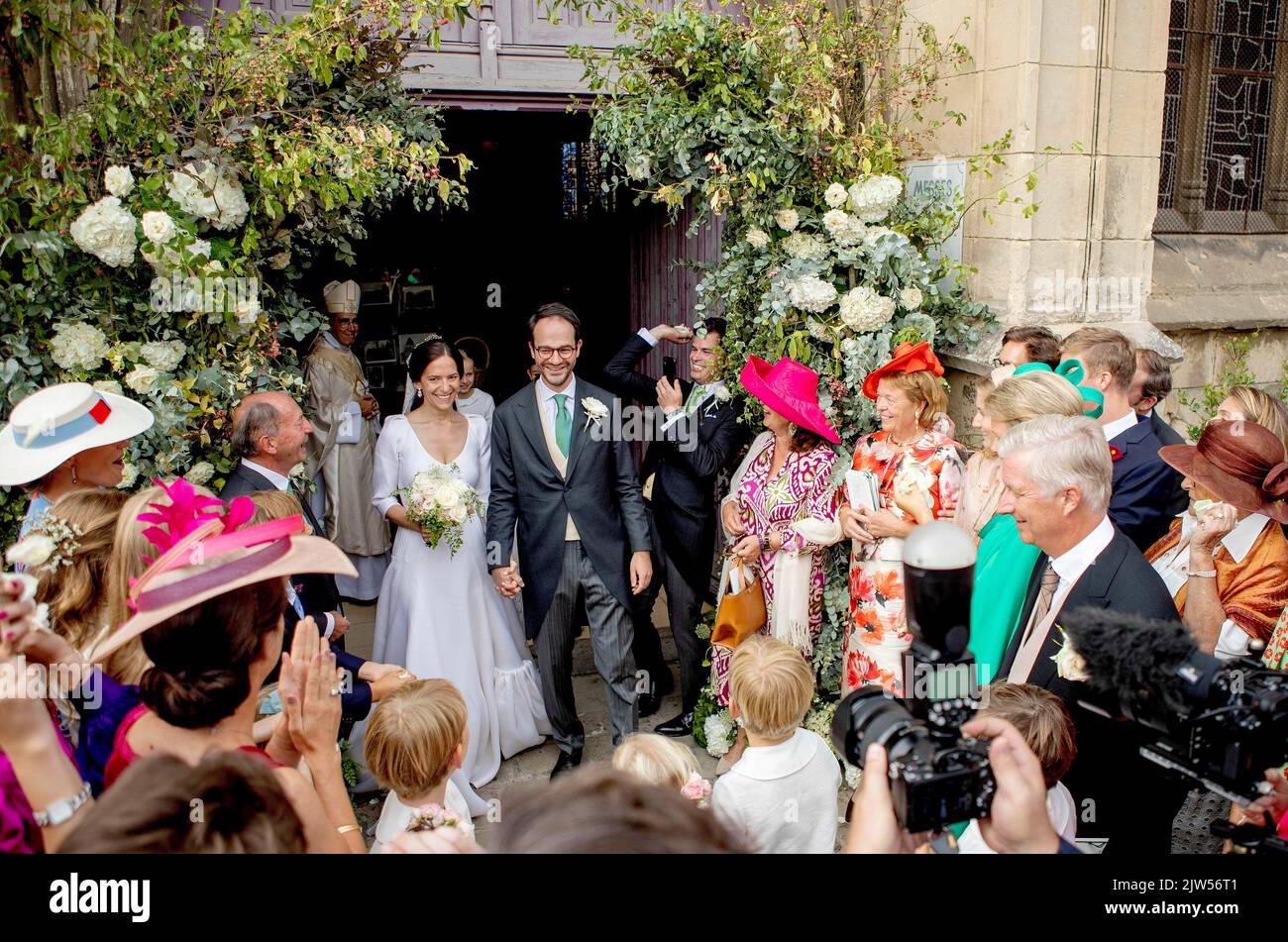 Le comte Charles Henri d'Udekem d'Acoz et la comtesse Caroline Philippe ...