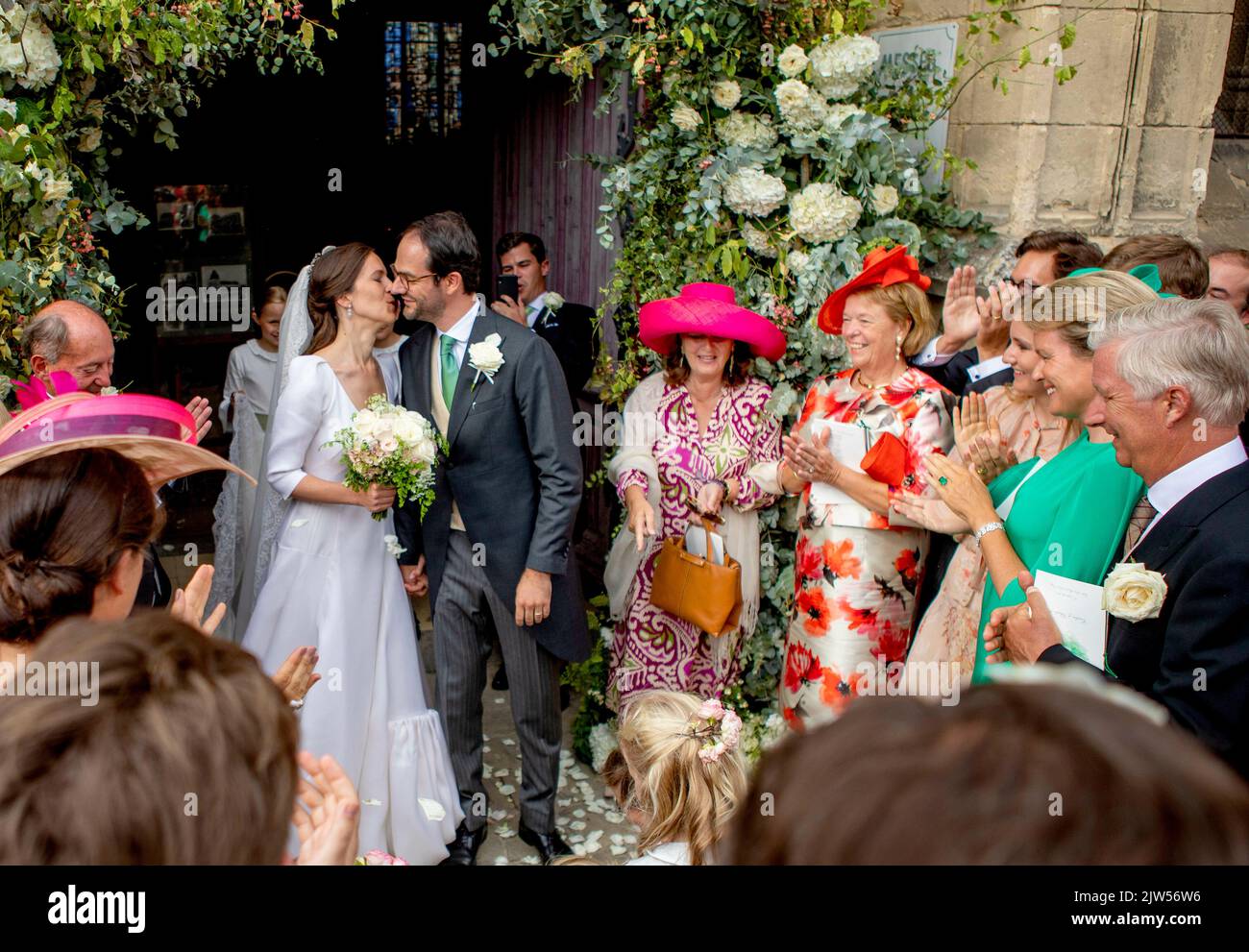 Le comte Charles Henri d'Udekem d'Acoz et la comtesse Caroline Philippe ...